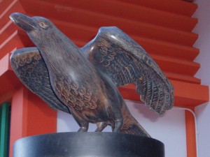 Yatagarasu (the three-legged crow) - Green Shinto
